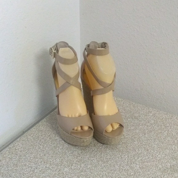 MICHAEL Michael Kors | Shoes | Michael Michael Kors Beige Platform ...